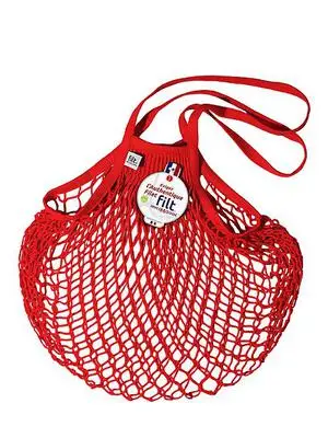 FILT Long 220 Shopping Cotton Net Bag - Red Love