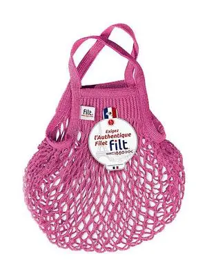 FILT Mini Cotton Net Shopper Pink Sorbet