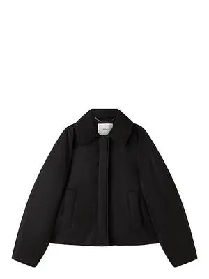 JOSEPH Mullins Padded Woven Jacket - Black