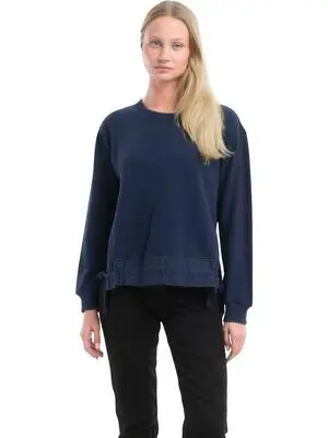 WILT CLOTHING Woven Side Panels Sweatshirt - Naval Academy