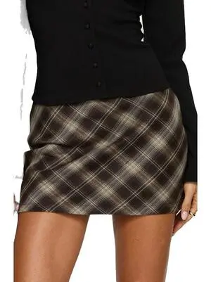 Princess Polly Carlena Plaid Miniskirt - Multi Check