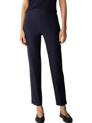 Eileen Fisher Slim Ankle Pants - Ink