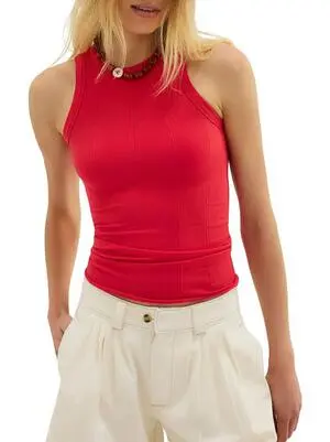 Free People So Soft Modal Blend Tank - Atlas Red