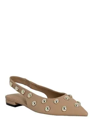 SHU SHOP Arizona Slingback Flat - Nude