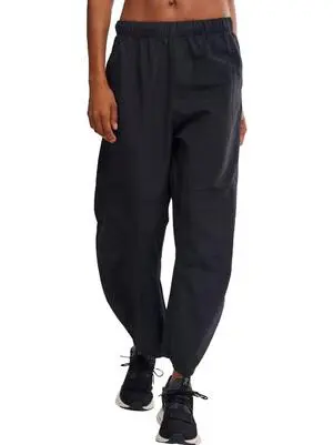 Free People Game Day Barrel Leg Pants - Black