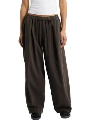 BDG URBAN OUTFITTERS Bobbi Oversized Wide Leg Pants - Brown
