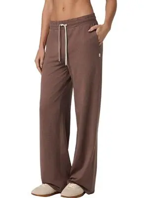 Vuori Wide-leg Pants - Sable Heather