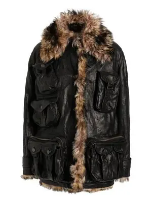 Dolce & Gabbana Lambskin Jacket - Black
