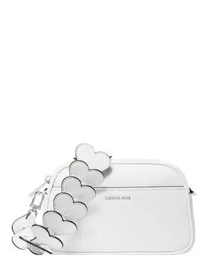 Michael Kors Jet Set Small Camera Crossbody - Optic White