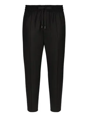 Dolce & Gabbana Wool Jogging Pants - Black