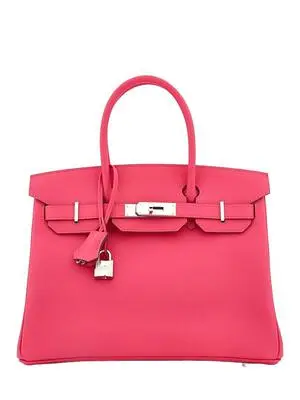 HERMES Birkin 30 Handbag - Rose Mexico