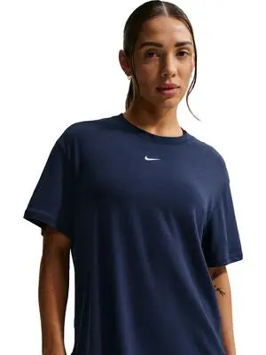 Nike One Relaxed Dri-fit Short-sleeve Top - Blue