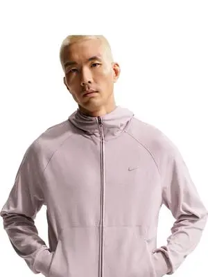 Nike Dri-fit Uv Protection Full-zip Performance Hoodie - Grey