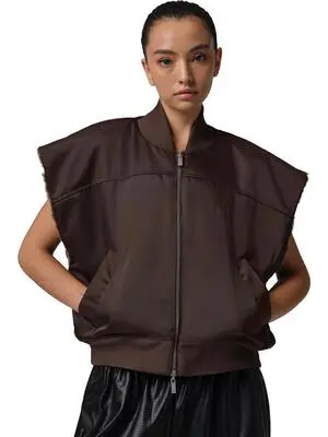 JORDAN Flight Reversible Vest - Brown