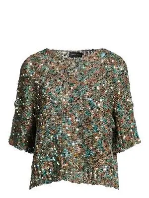 ROBERTO COLLINA Sweater With Sequins - Green