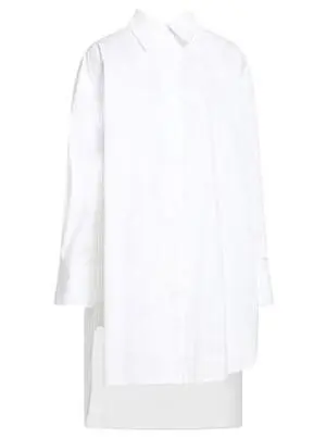 JIL SANDER Cotton Midi Shirt Dress - White