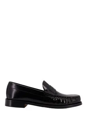 TOM FORD Leather Loafer - Black