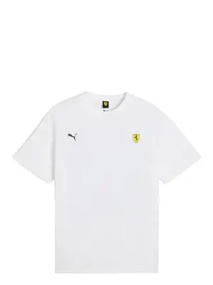 PUMA Scuderia Ferrari Cotton Graphic T-shirt - Puma White
