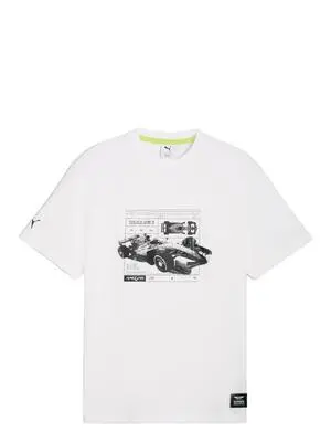 PUMA Amf1 Relaxed Fit Cotton Graphic T-shirt - Puma White