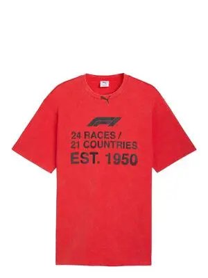PUMA Formula 1® Race No Graphic T-shirt - Pop Red