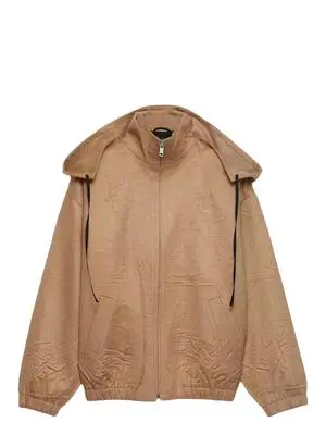 Prada Hooded Jacket - Brown