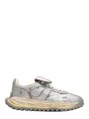 Mihara Yasuhiro Scott Og Sole Film Canvas Low Top Sneakers - Silver