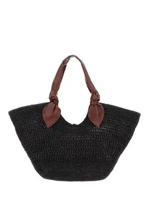 Hereu Fonol Bicolored Tote - Brown