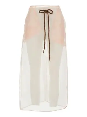 Simone Rocha Midi Skirt - Rose