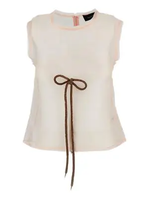 Simone Rocha Sheer Top - Rose