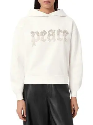 ALLSAINTS Peace Pippa Hoodie - Optic White