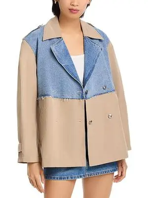 Steve Madden Shyla Coat - Denim Multi