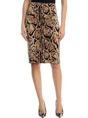 Stella McCartney Cloud Leopard Printed Skirt - Multi