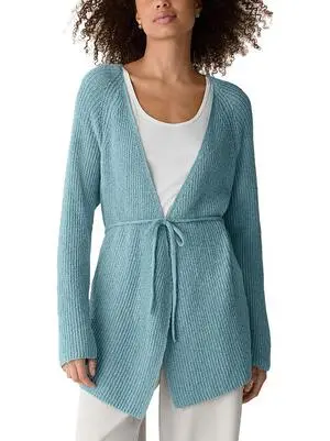 Eileen Fisher V-neck Cardigan Sweater - Seafoam