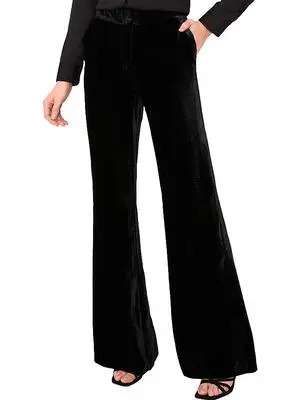 Ted Baker London Velva Velvet Wide Leg Pants - Rich Black