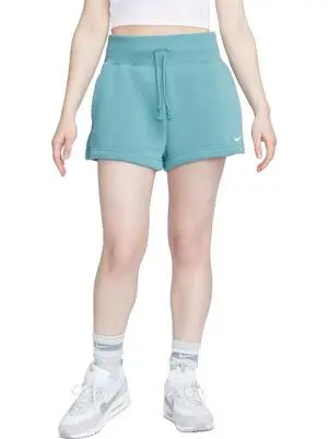 Nike Sportswear Phoenix Fleece Mid-rise 4-inch Shorts - Noise Aqua/sail
