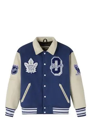 OVO Nhl Toronto Maple Leafs Varsity Jacket - Blue