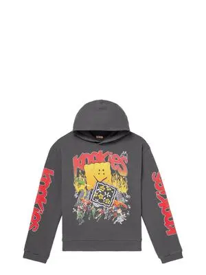 Kapital Printed Cotton-jersey Hoodie - Gray