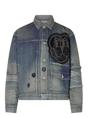 NEIGHBORHOOD Chito Savage Appliquéd Denim Jacket - Blue