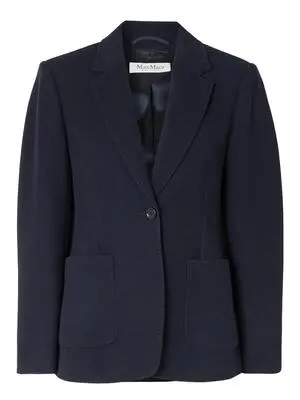 Max Mara Utilita Wool Blazer - Blue