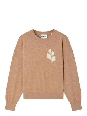 MARANT ETOILE Marisans Intarsia Cotton And Wool-blend Sweater - Brown