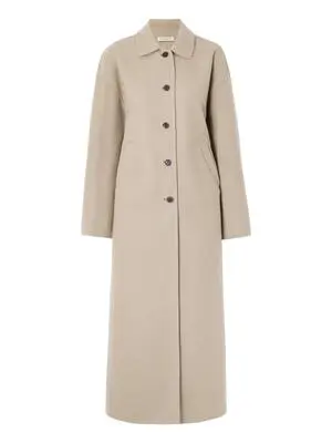 KALLMEYER KALLMEYER Constance Herringbone Wool-Blend Coat Taupe