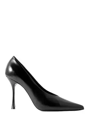 JUDE Kiss Leather Pumps - Black