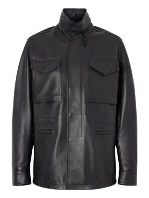 Gabriela Hearst Darwin Leather Jacket - Black