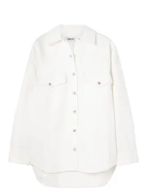 AGOLDE Organic Cotton And Lyocell-blend Denim Shirt - White