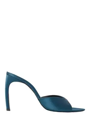 Victoria Beckham Harlow Satin Mules - Blue