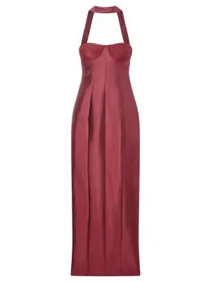 DANIELLE FRANKEL Lette Paneled Gown - Red