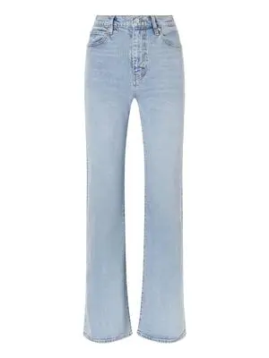 FRAME The Arrow High-rise Flared Jeans - Blue