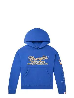 CHERRY LOS ANGELES X Wrangler America's Favorite Fleece Hoodie - Blue