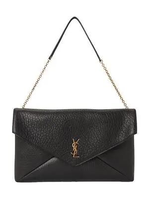 Saint Laurent Cassandra Chain Shoulder Bag - Black