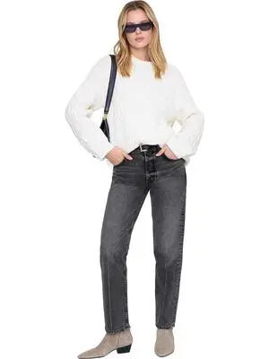 ANINE BING Louie Sweater - Ivory